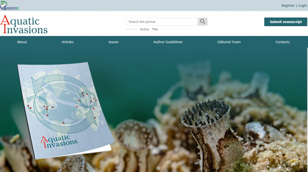 INVASIVESNET signs with Pensoft to move its official journal: Aquatic Invasions to ARPHA ...