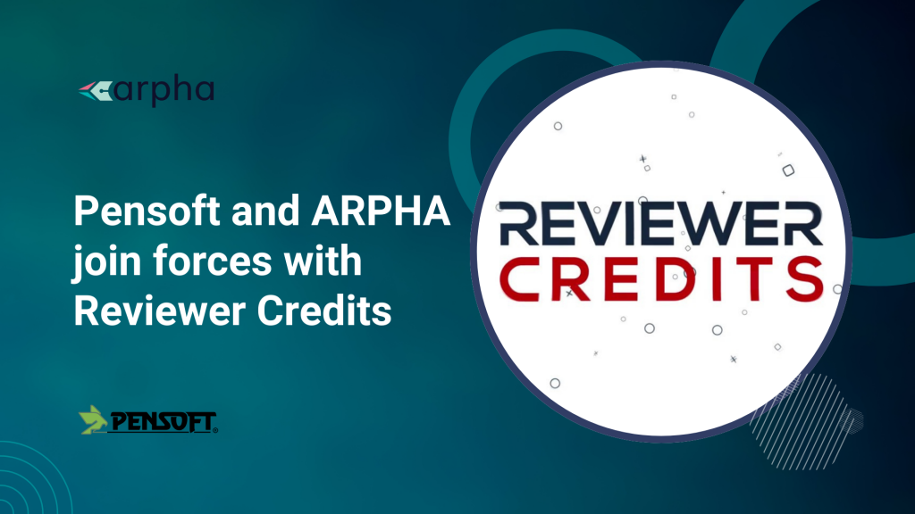 Pensoft and ARPHA join forces with Reviewer Credits to enhance peer ...